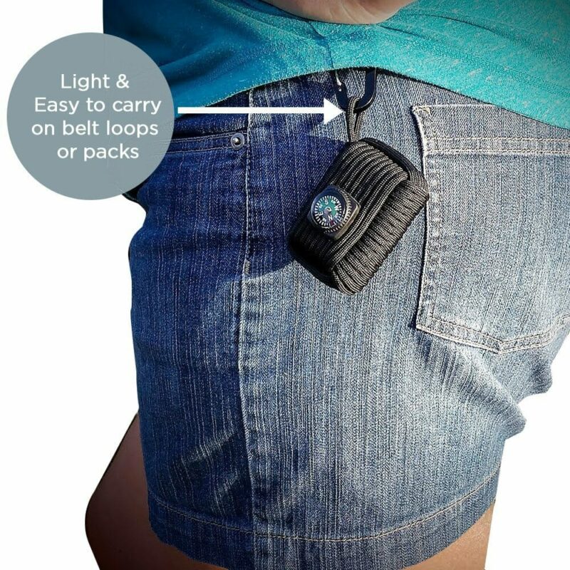 The Mole - 550 Paracord Survival Kit (Green) - Sirius Survival