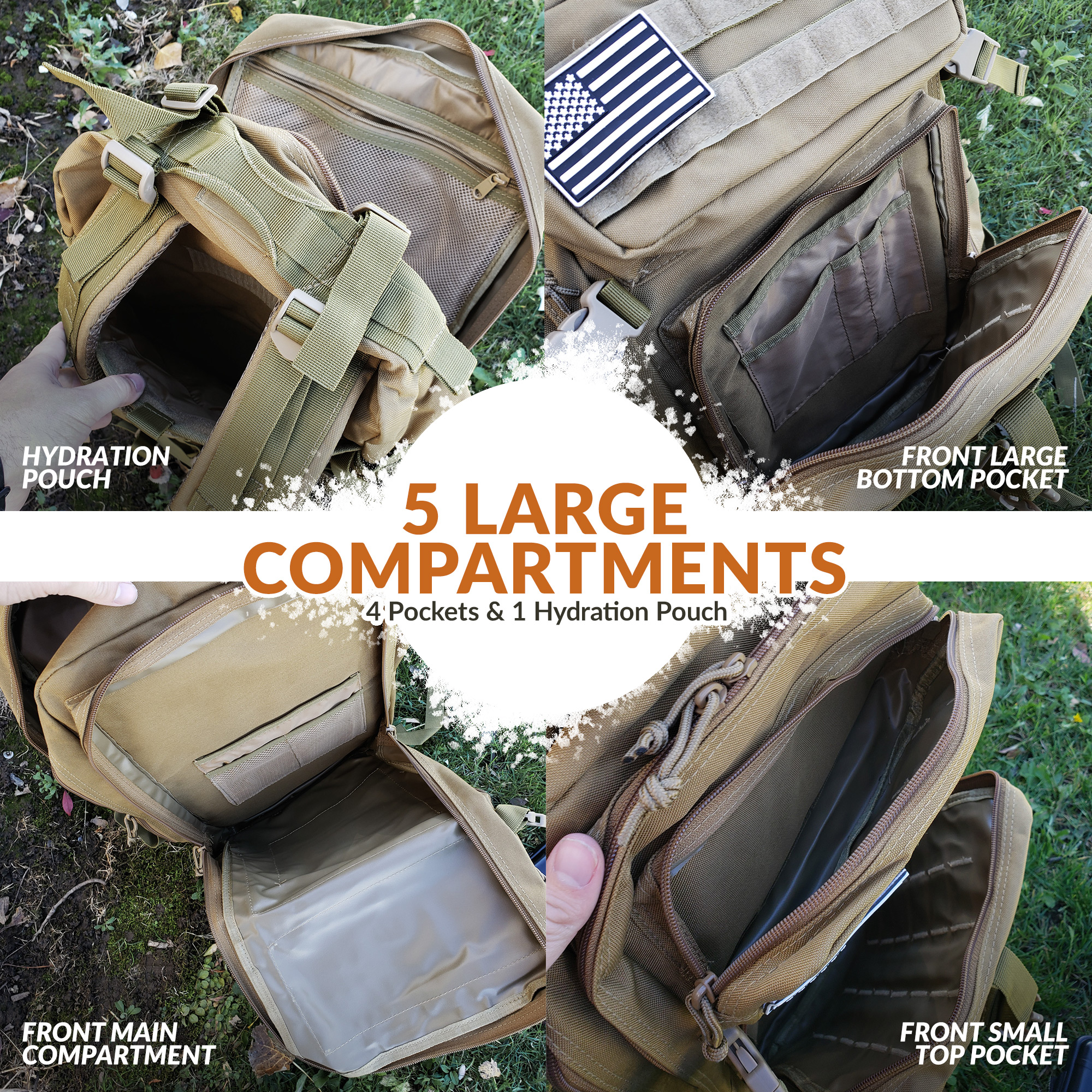 50L Expeditionary Tactical Backpack - Sirius Survival