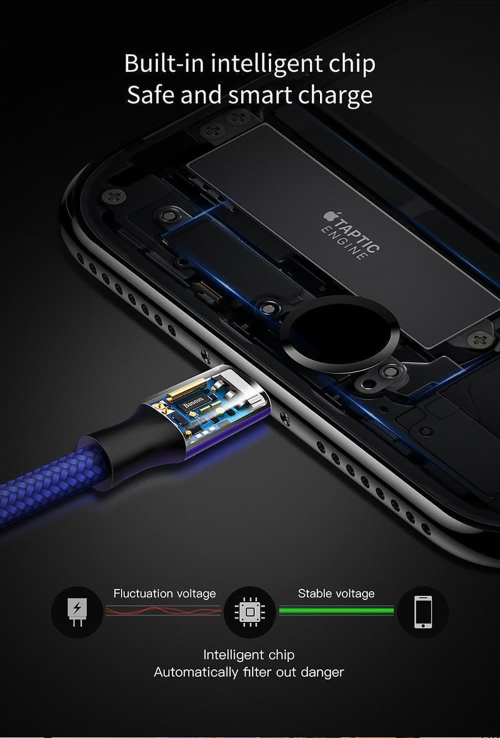 3 in 1 USB Charging Cable - 4ft Multi Chord Charger, Black - Sirius ...