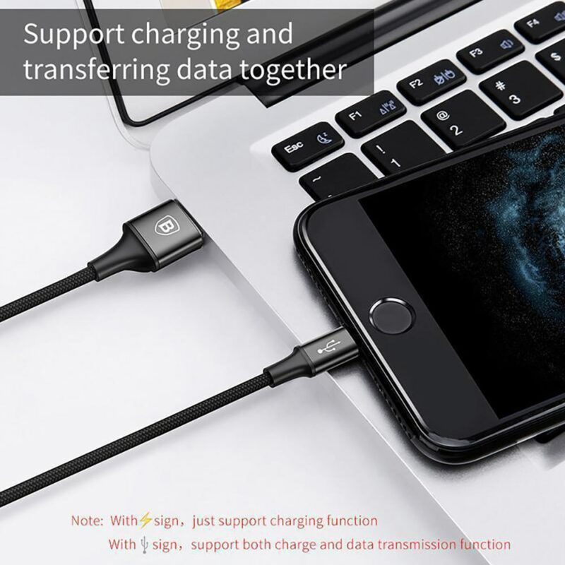 3 In 1 USB Charging Cable - 4ft Multi Chord Charger, Black - Sirius ...