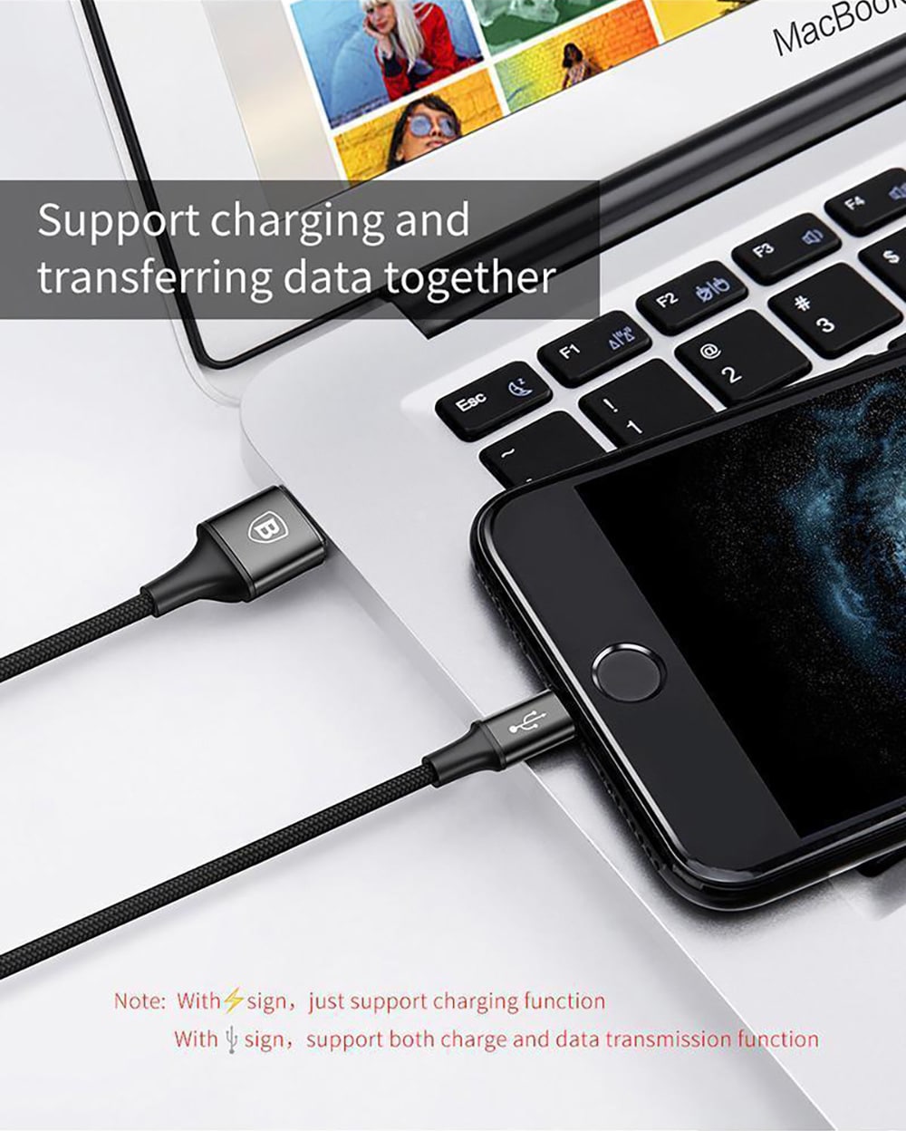 3 in 1 USB Charging Cable - 4ft Multi Chord Charger, Black - Sirius ...