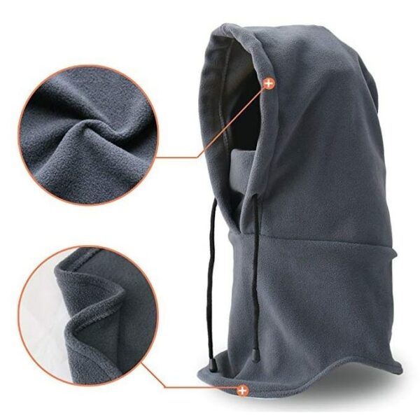 Full Face Fleece Mask - Balaclava Ski Mask - Extreme Cold Weather Face ...