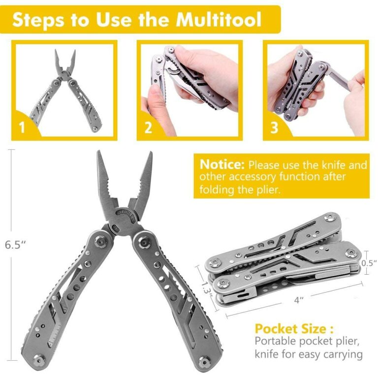 Stainless Steel Multitool Pliers – 24-in-1 Multipurpose Pliers - Sirius ...