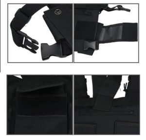 Tactical Radio Chest Harness - Multi-functional Radio Chest Holster Or ...