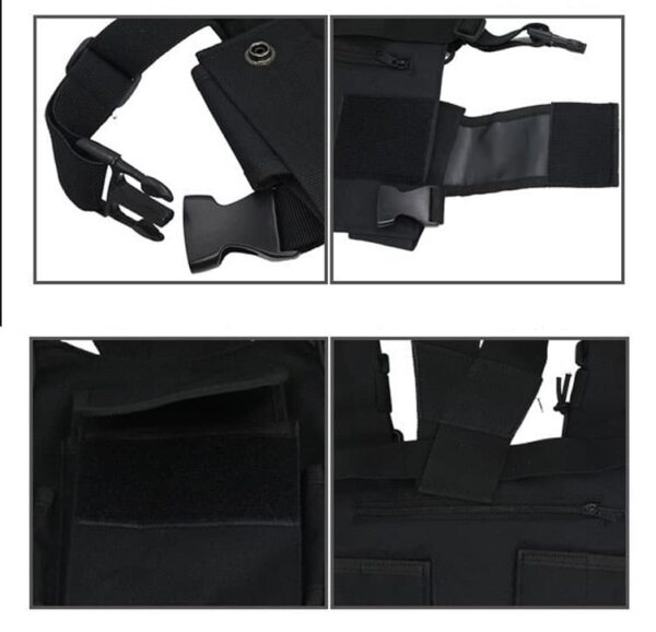 Tactical Radio Chest Harness - Multi-functional Radio Chest Holster Or ...