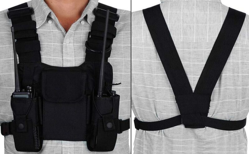 Tactical Radio Chest Harness - Multi-functional Radio Chest Holster Or ...