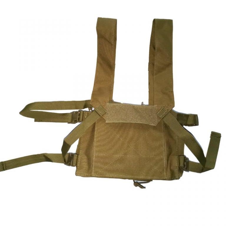 Tactical Chest Rig With 4 Pouches - Military Tactical Chest Harness For ...