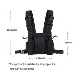 Tactical Radio Chest Harness - Multi-functional Radio Chest Holster Or ...