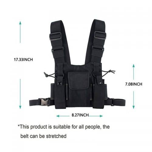 Tactical Radio Chest Harness - Multi-functional Radio Chest Holster Or ...