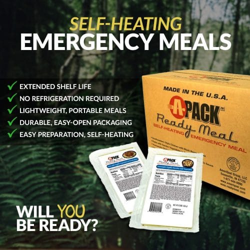 APack Ready Meals, Case Of 12 - MRE's - Emergency Food Rations - Sirius ...