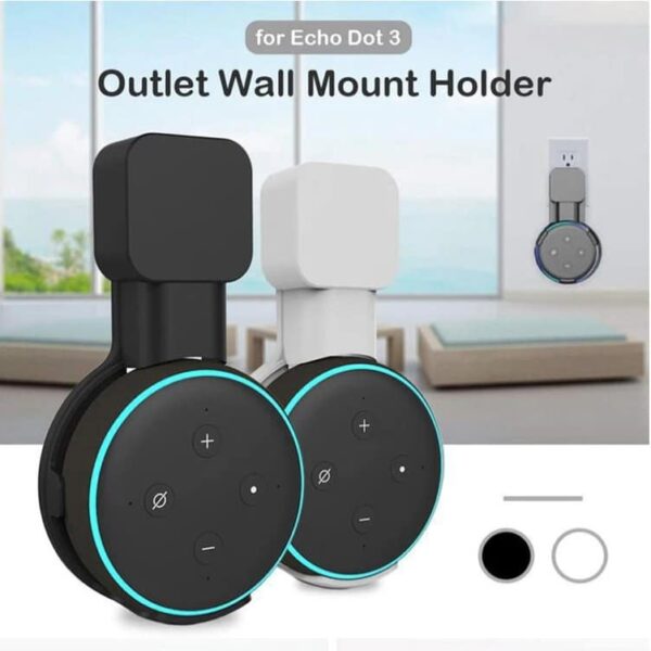 Echo Dot Wall Mount Holder For 3rd Gen – Alexa Outlet Holder – Multiple ...