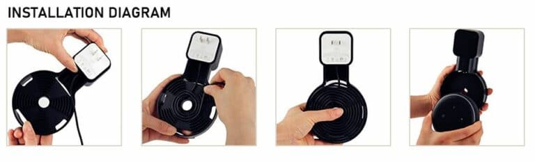 Echo Dot Wall Mount Holder For 3rd Gen – Alexa Outlet Holder – Multiple ...