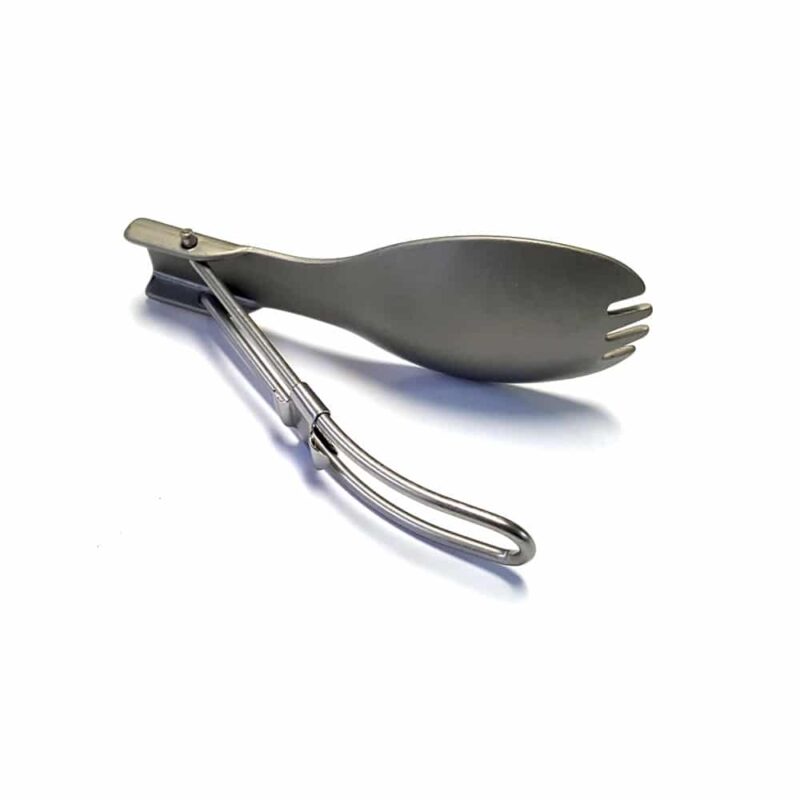 Ultra Light Weight Folding Metal Spork - Sirius Survival