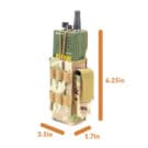 Tactical Molle Radio Harness, All-Weather Radio Pouch - Sirius Survival