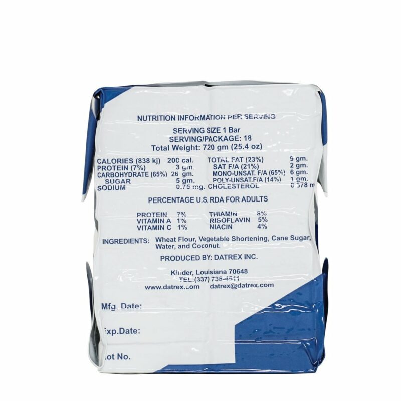 Datrex 3600 Emergency Food Bar - 3 Day/72 Hour Supply - Single Pack - Sirius Survival
