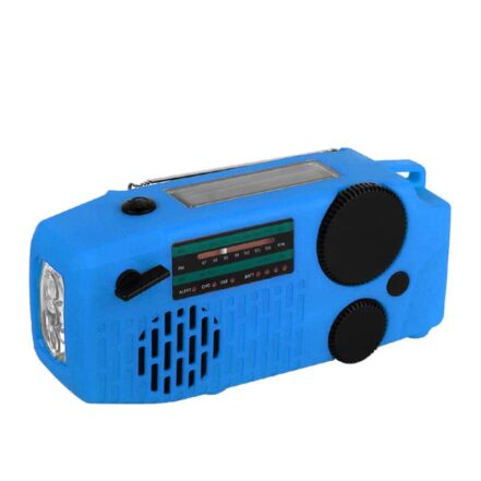 Premium Portable Emergency Weather Radio - Hand Crank, Self-Powered, AM ...