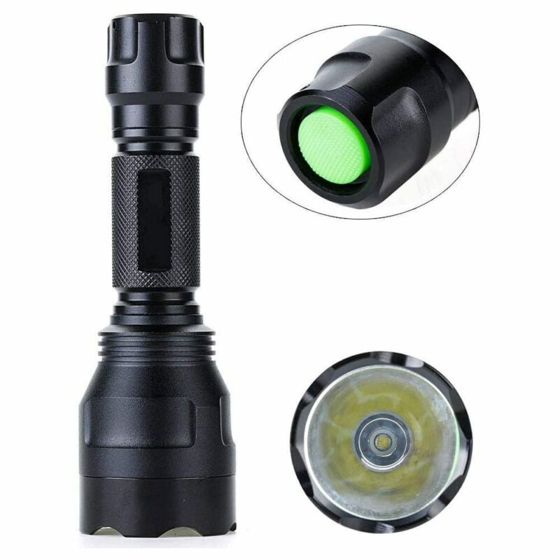C8T6 Compact Ultra Bright Tactical Flashlight With Rechargeable Battery ...