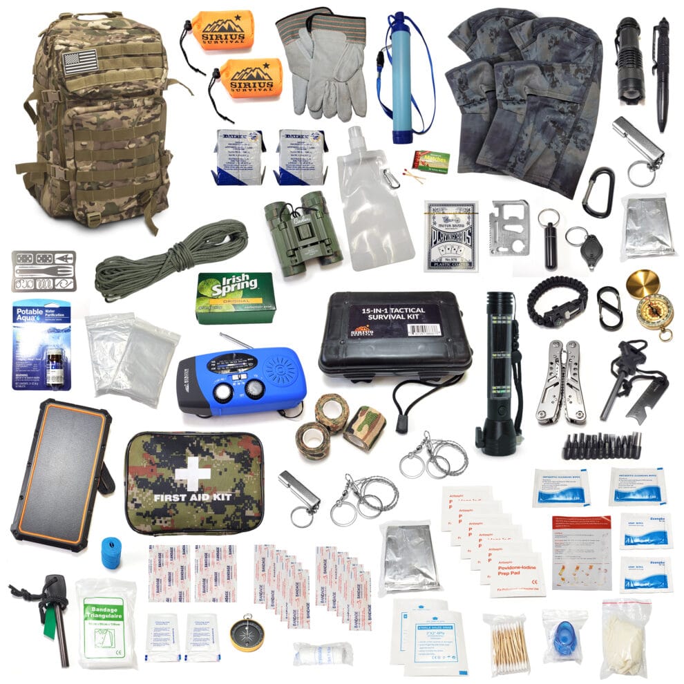 Bug Out Bags, Backpack Survival Kits Go Bags Sirius Survival