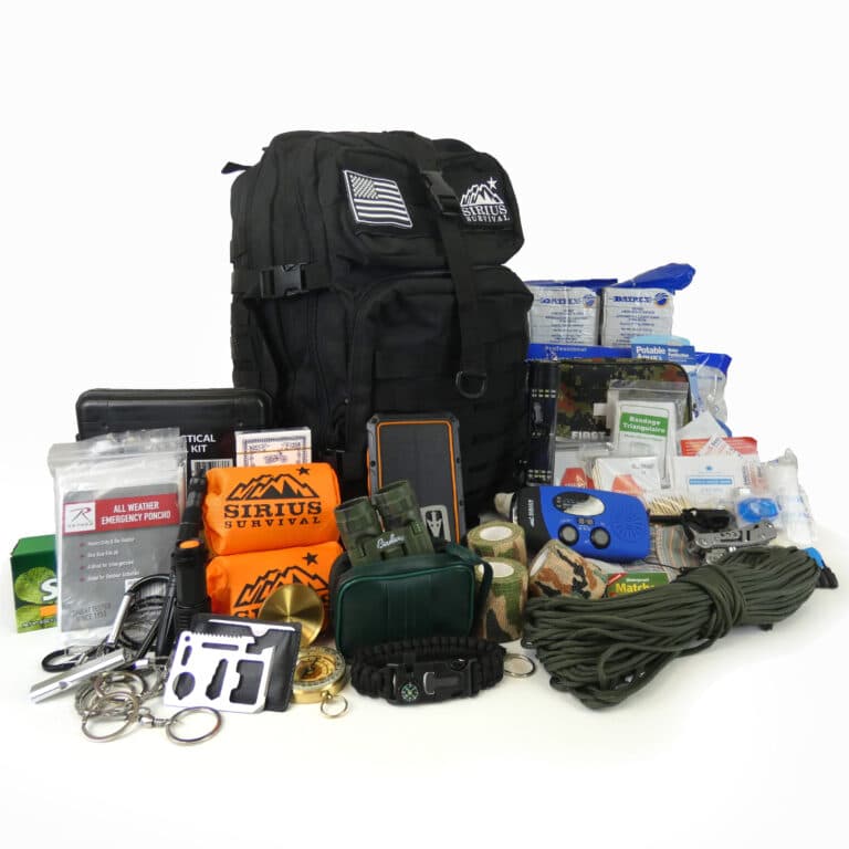 Pre-Packed Emergency Survival Kit/Bug Out Bag for 2 – 175+ Pieces ...
