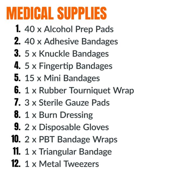 Premium 250 Piece Molle Survival & First Aid Kit - Sirius Survival