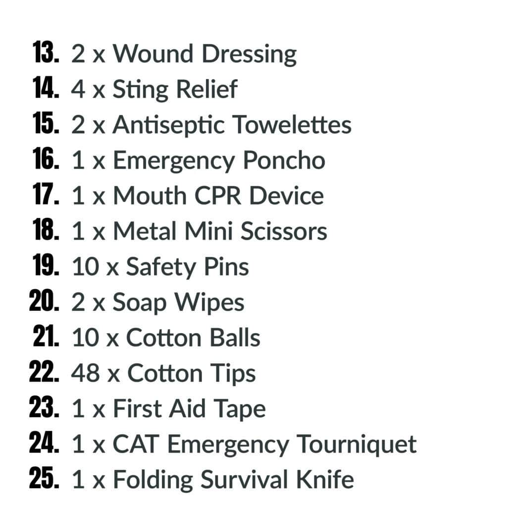 Premium 250 Piece Molle Survival & First Aid Kit - Sirius Survival