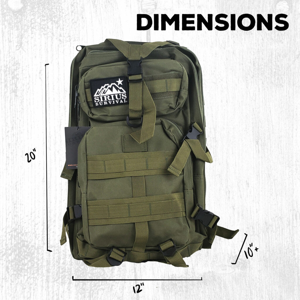 Pre-Packed Survival Backpack - Survival Kit For Family - Sirius Survival