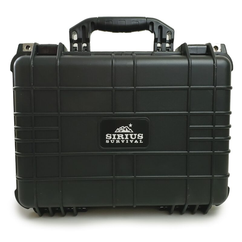 Pre-Packed Emergency Survival Kit/Bug Out Box In Hard Case For 2 - 175+ Pieces - Sirius Survival