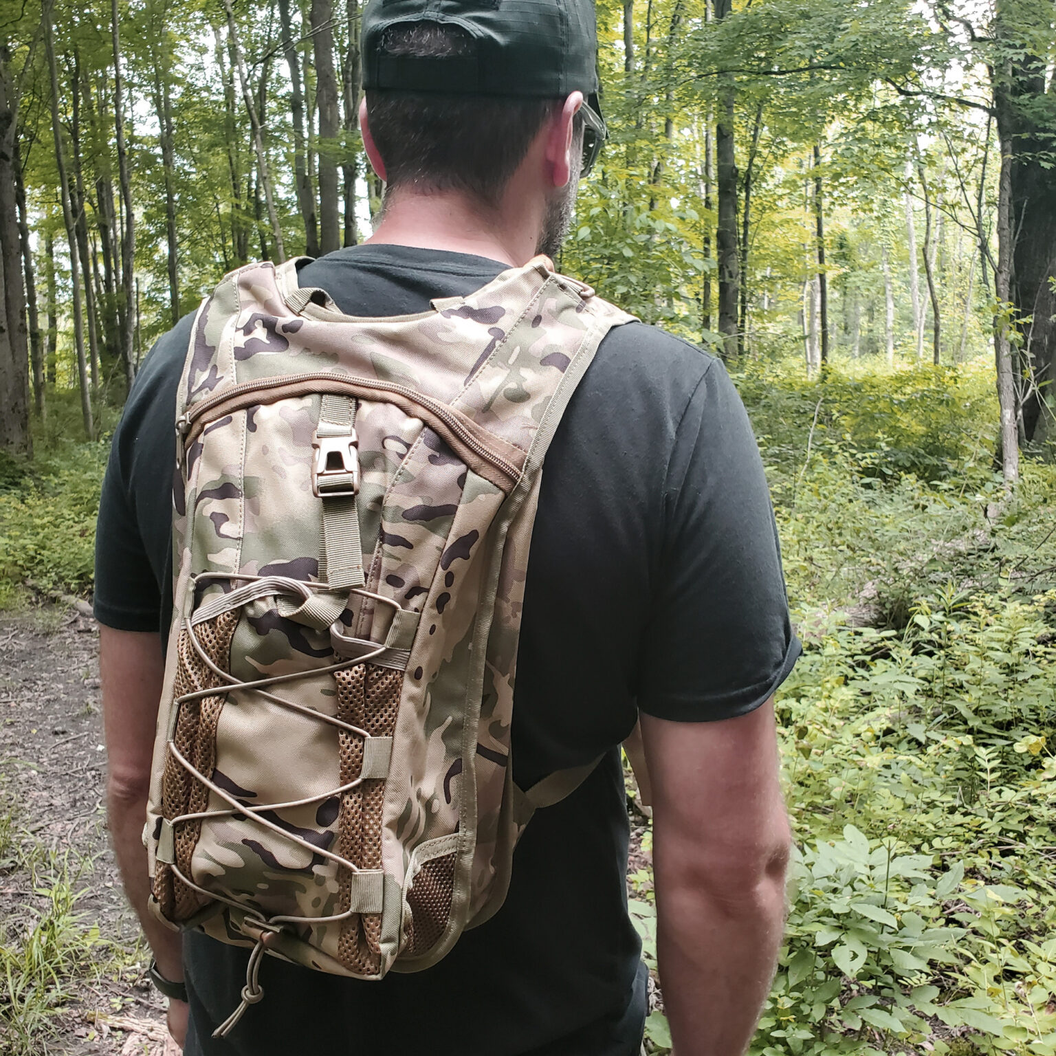 Tactical Hydration Pack With 3L Leak-Proof Water Bladder - Sirius Survival