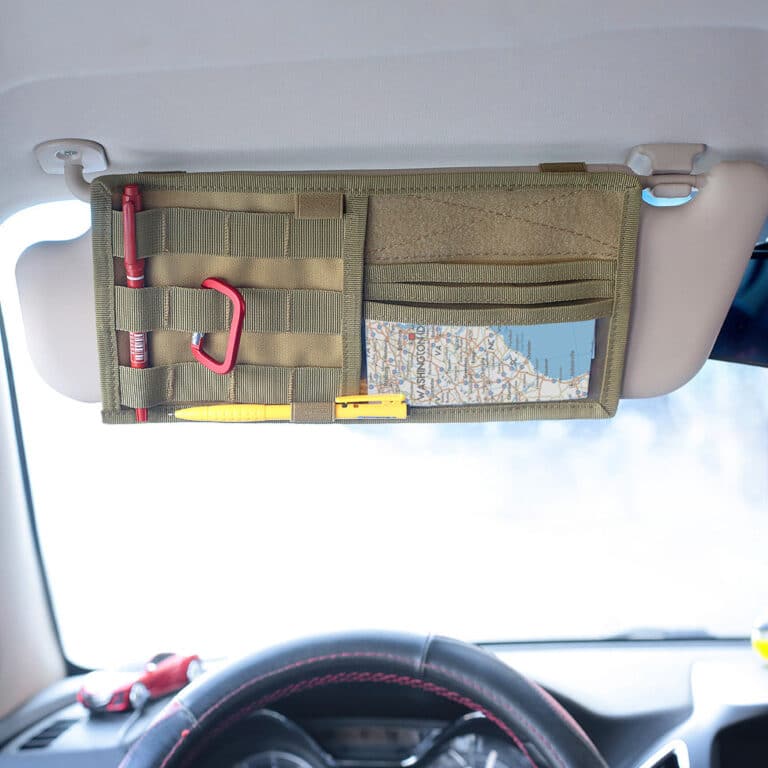 Tactical Molle Sun Visor Organizer - Sirius Survival