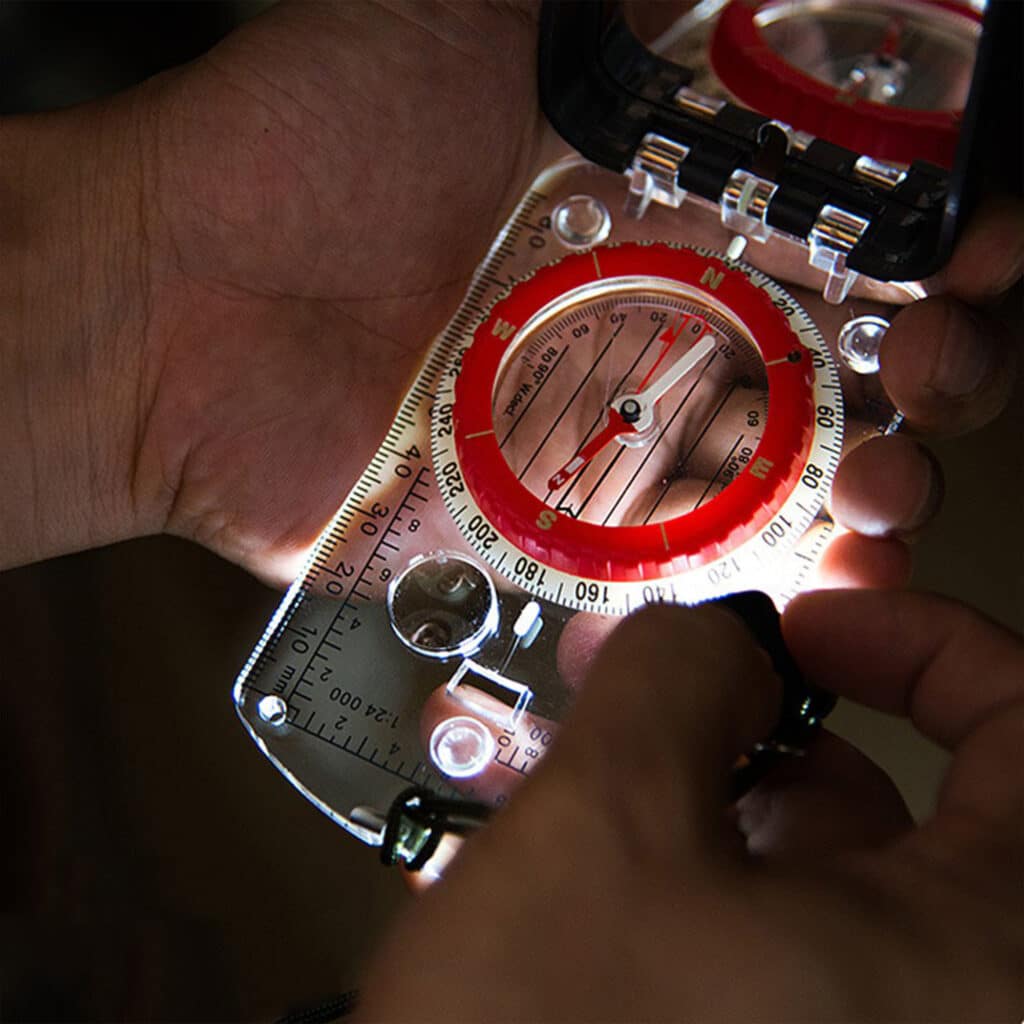 Adjustable Declination Compass For Maps & Survival Navigation - Sirius ...