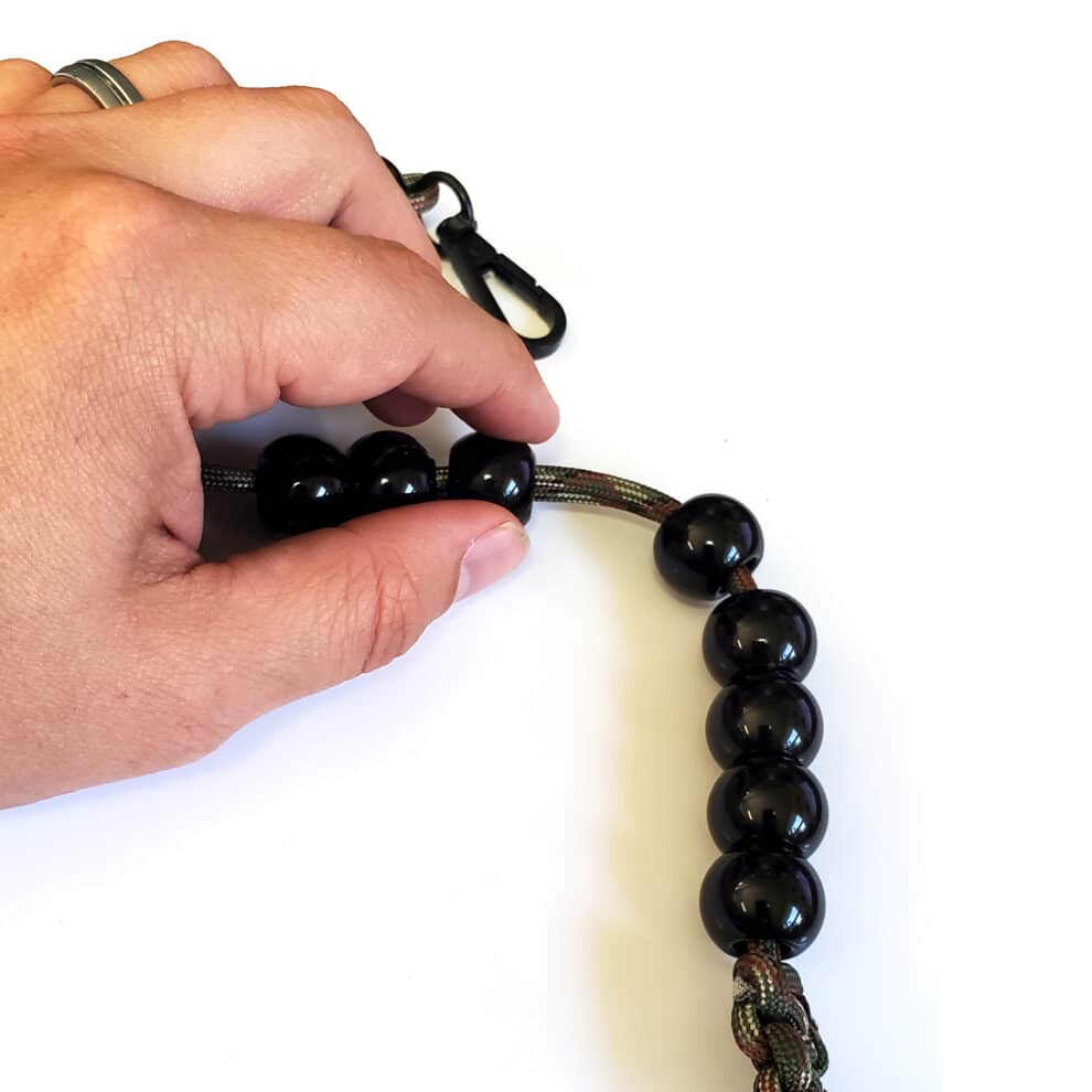 Pace Counter With Ranger Beads On Paracord Strap With Clip 13 Inch ...