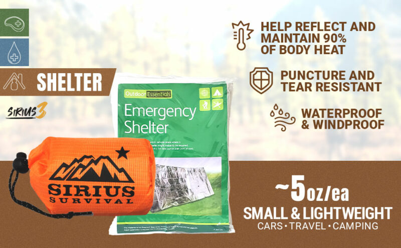The Sirius 3 Survival Kit & Emergency Preparedness – Food, Water ...
