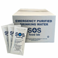 SOS Food Lab Emergency Drinking Water - 96 Pack - Sirius Survival