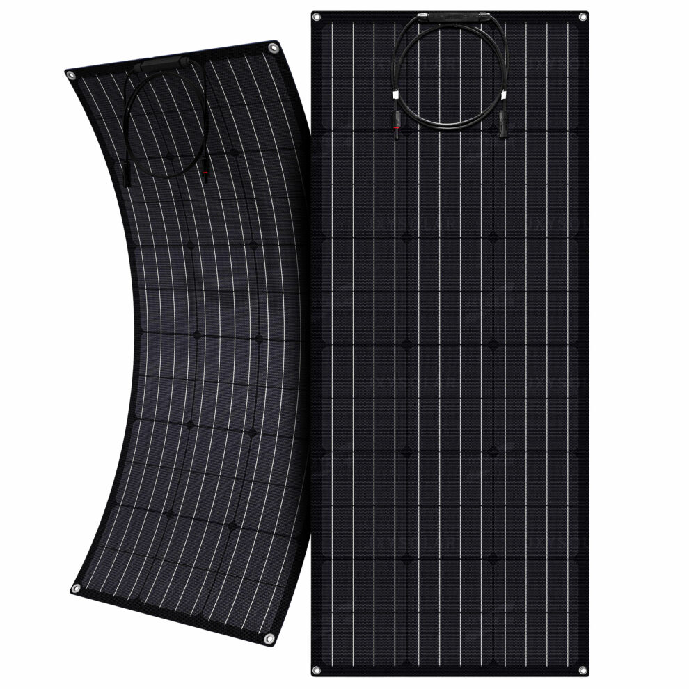100-Watt ETFE Flexible Solar Panel - Ultra Light & Thin - Off-Grid ...