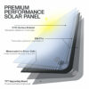 100-Watt ETFE Flexible Solar Panel - Ultra Light & Thin - Off-Grid ...