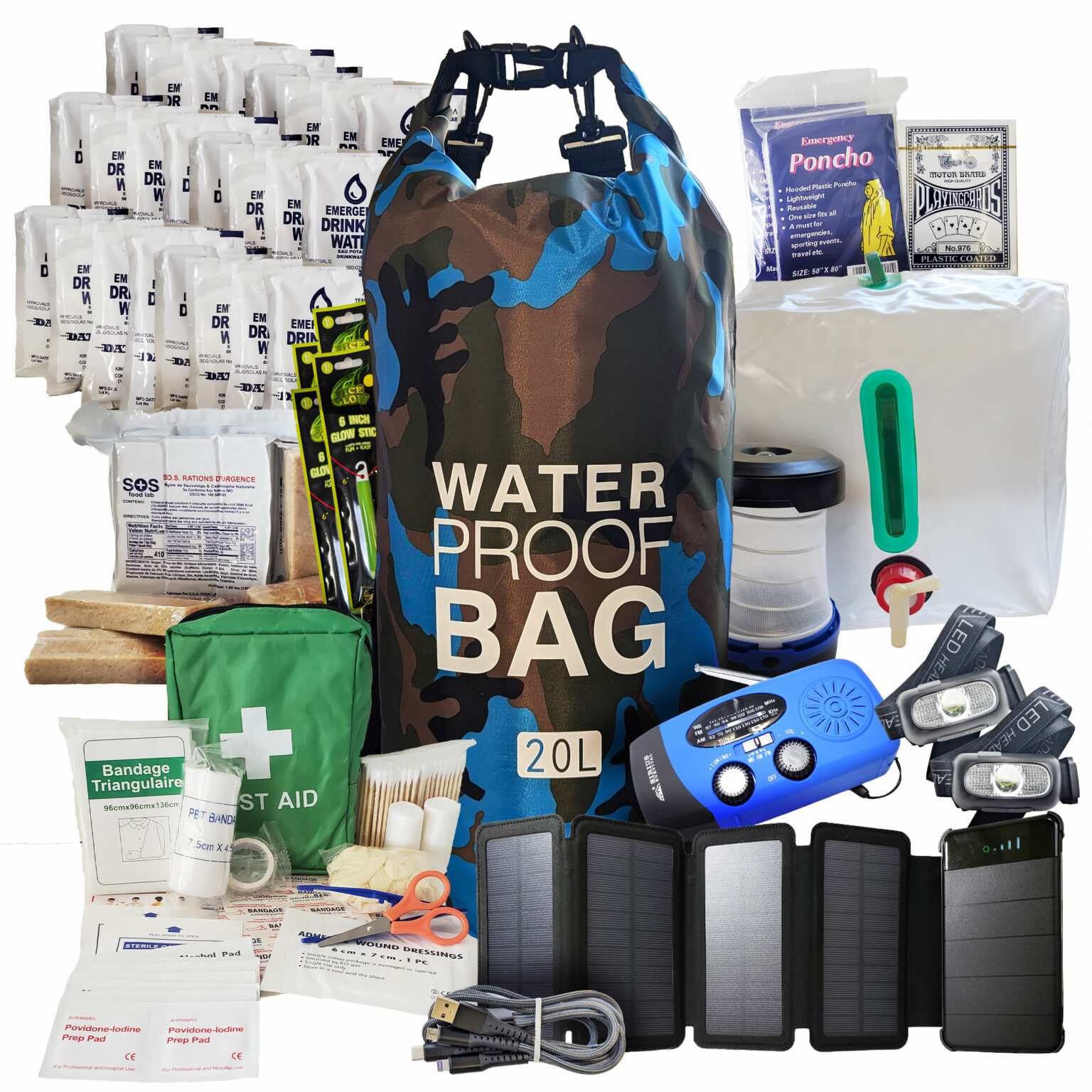 Pre-Packed Bug Out Bag - 72 Hour Kit For 2 People - Bugout Backpack ...
